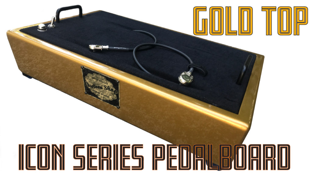 Icon Series Pedalboard - Sexy Guitar Themed - 100% US Made