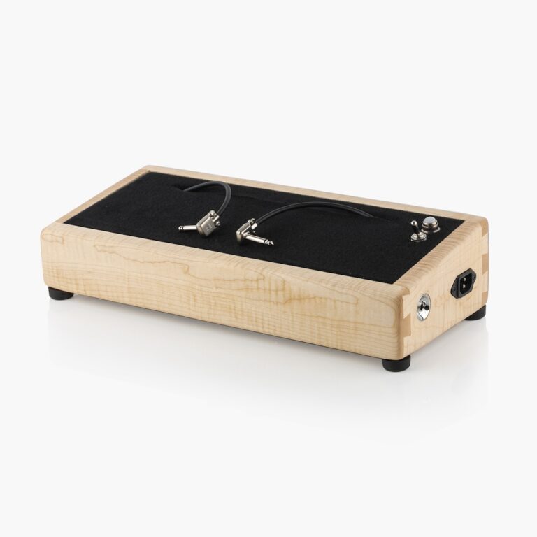 100% Premium Hardwood Mini Pedalboard - Gorgeous Pedal Boards