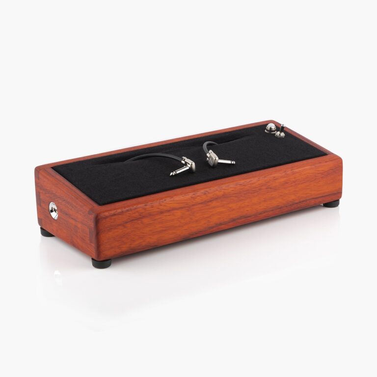100% Premium Hardwood Mini Pedalboard - Gorgeous Pedal Boards