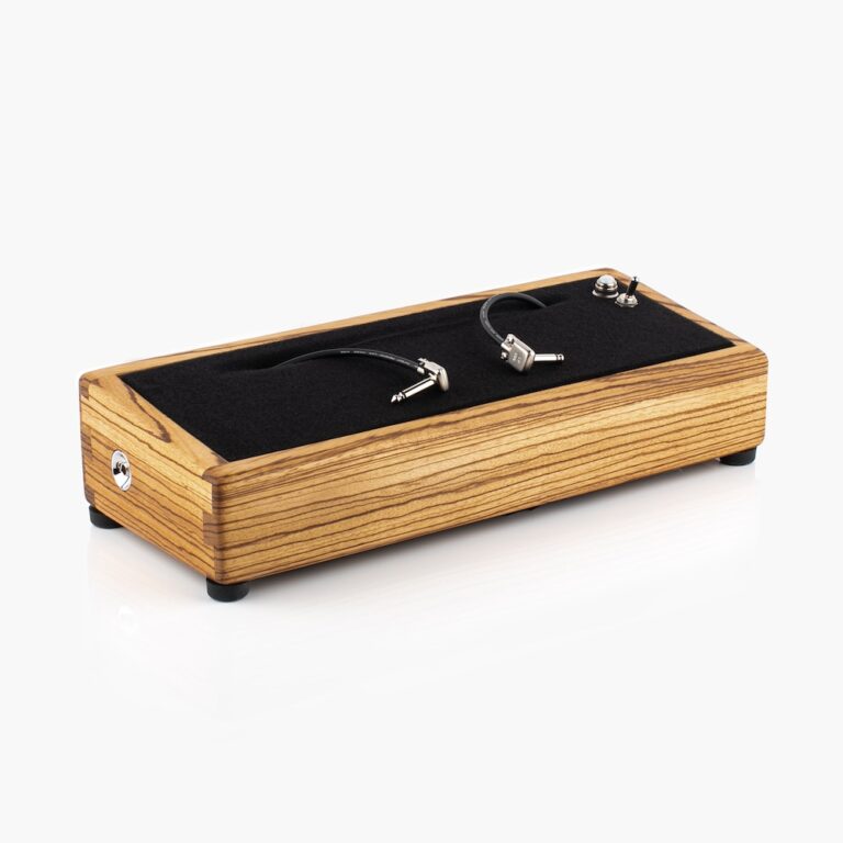 100% Premium Hardwood Mini Pedalboard - Gorgeous Pedal Boards