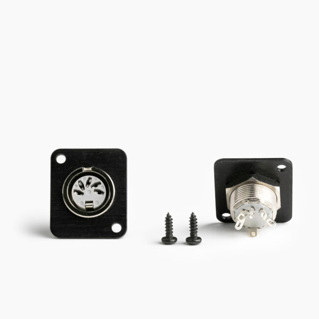 Pedalboard Jacks 5 Pin MIDI - Reliable Panel Mount Install