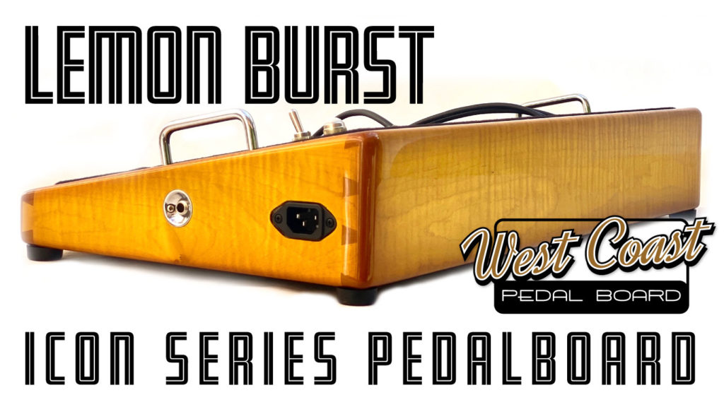 Icon Series Pedalboard - Sexy Guitar Themed - 100% US Made