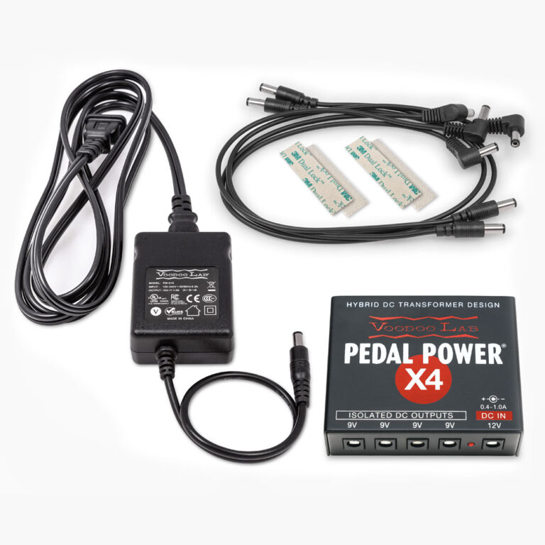 Voodoo Lab Pedal Power X4 - Clean, US Made Pedal Power!