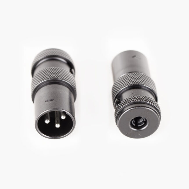 Square Plug SPX-M XLR Male Connector - 3 Solder Lugs Install