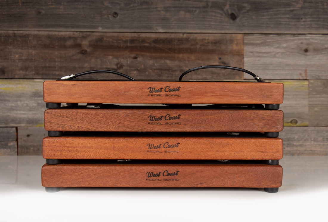 Mahogany Flat Pedal boards - 2 Sizes! - FREE US SHIP